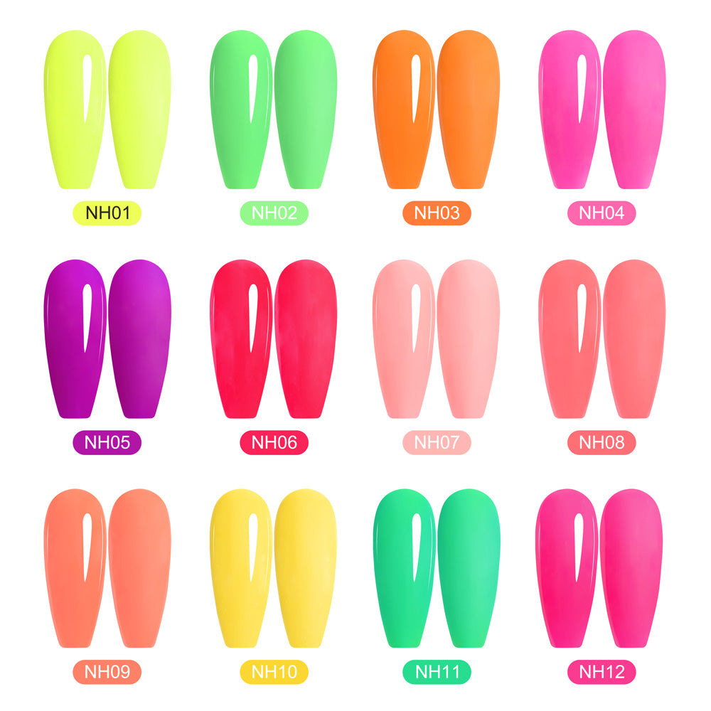 Neon Gel Polish 12 Colors Set – Venalisa