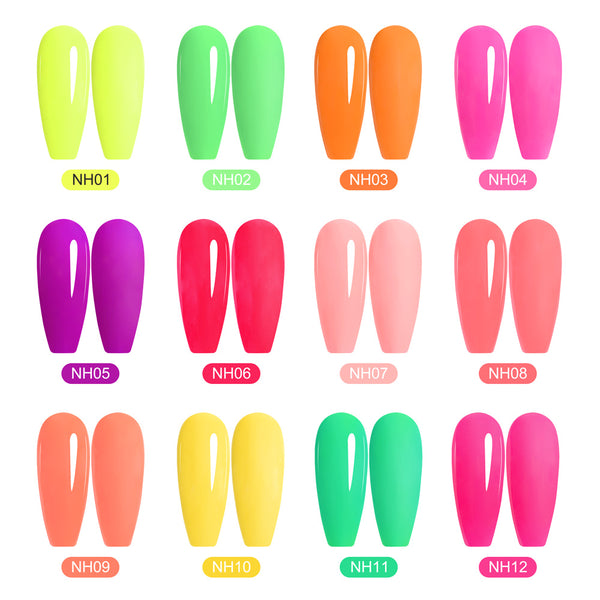 Neon Gel Polish 12 Colors Set – Venalisa