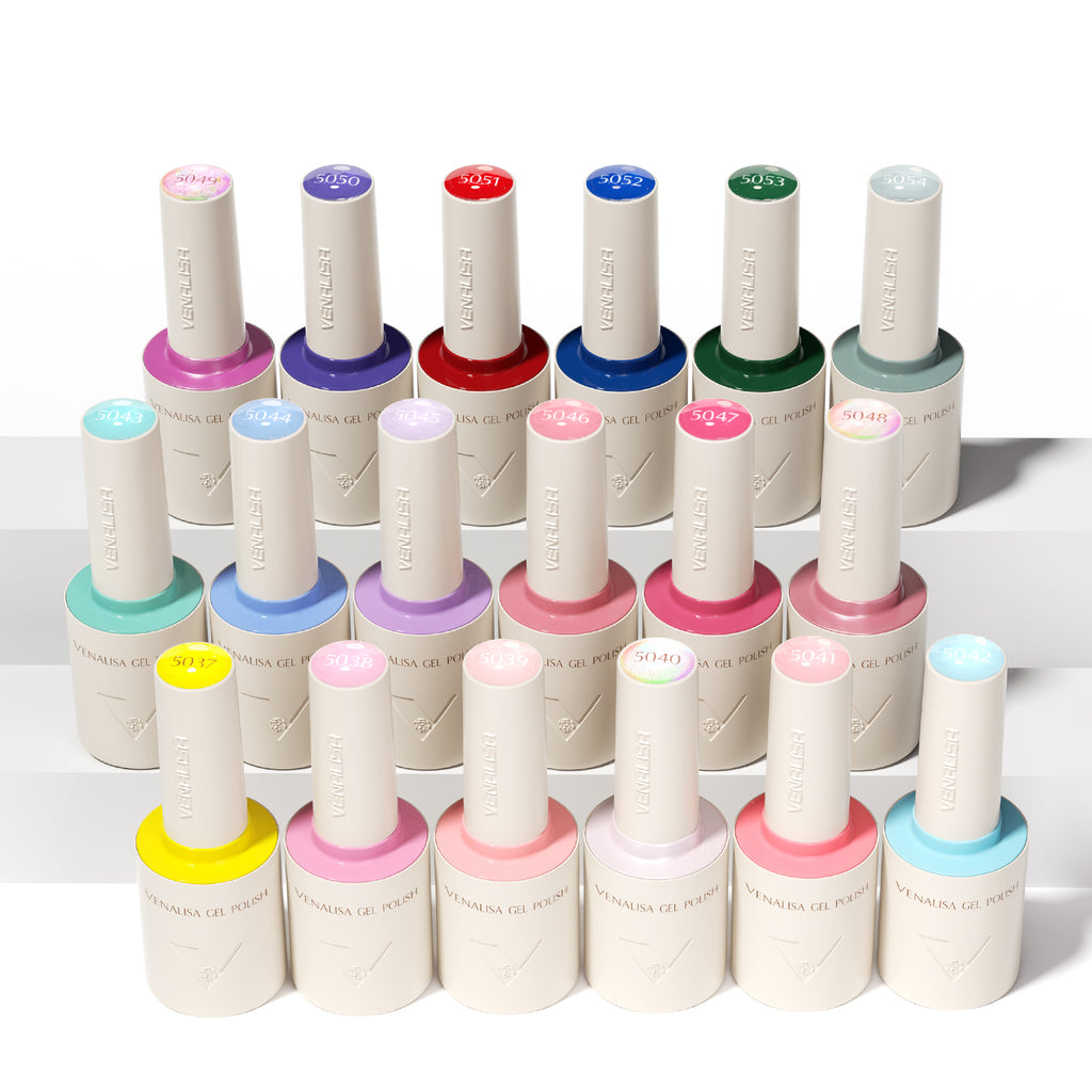 V3 Gel Polish Set 22 Pcs With Color Card TPO Free Hema Free – Venalisa