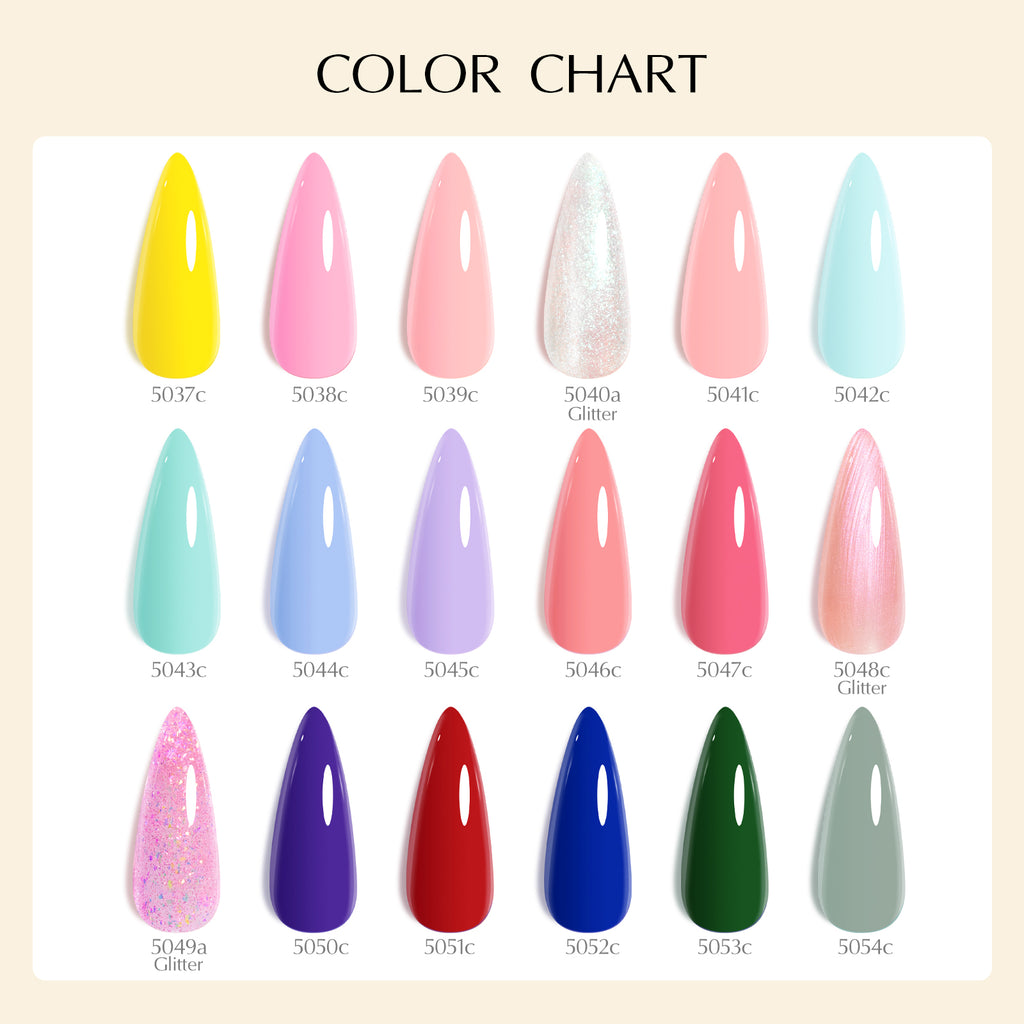 V3 Gel Polish Set 22 Pcs With Color Card TPO Free Hema Free – Venalisa