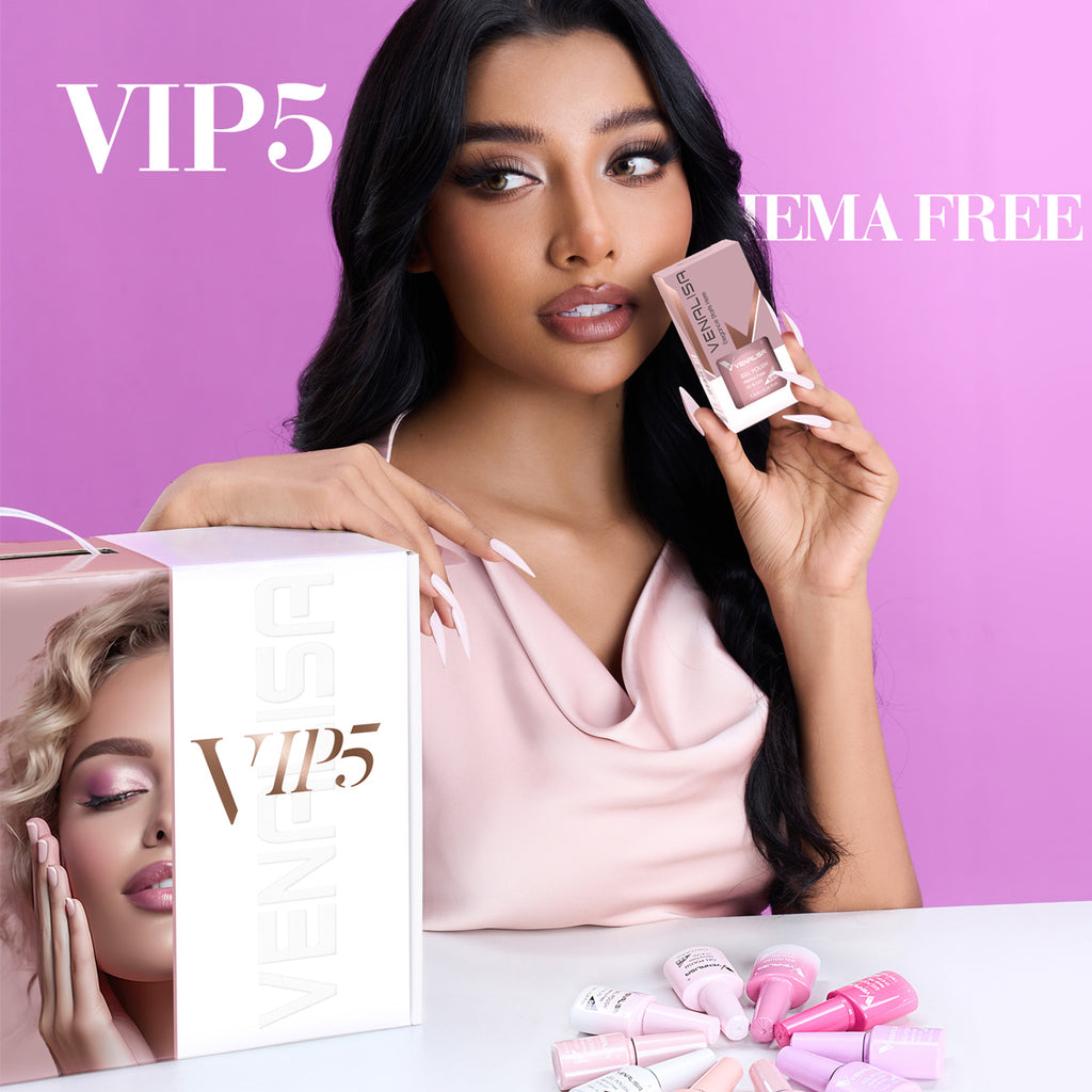 Venalisa VIP5 Gel Polish Kit 60 Colors Hema Free