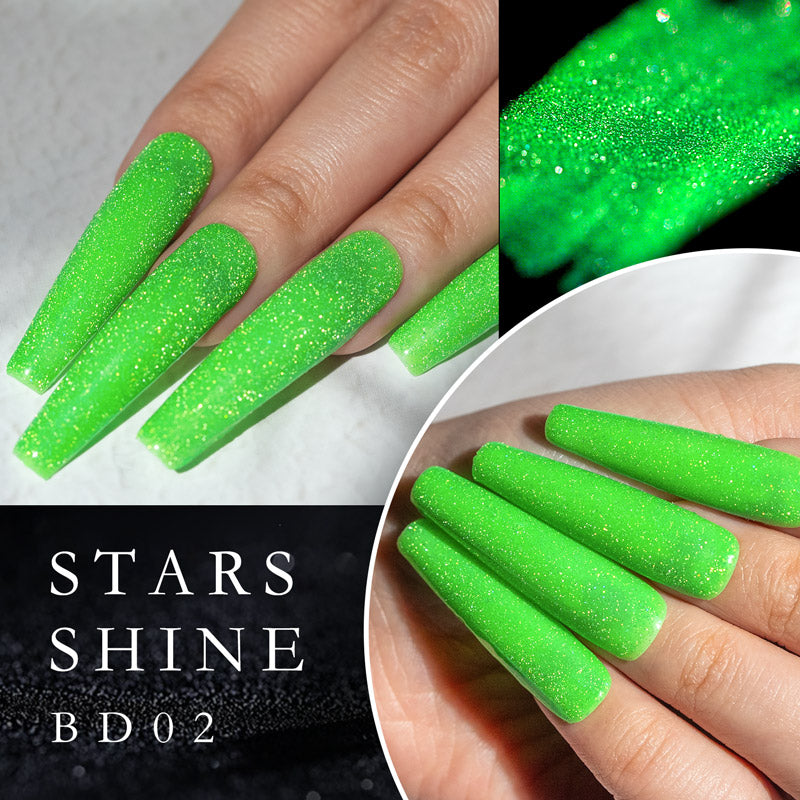 Reflective Neon Glitter Gel 12 Colors Set – Venalisa