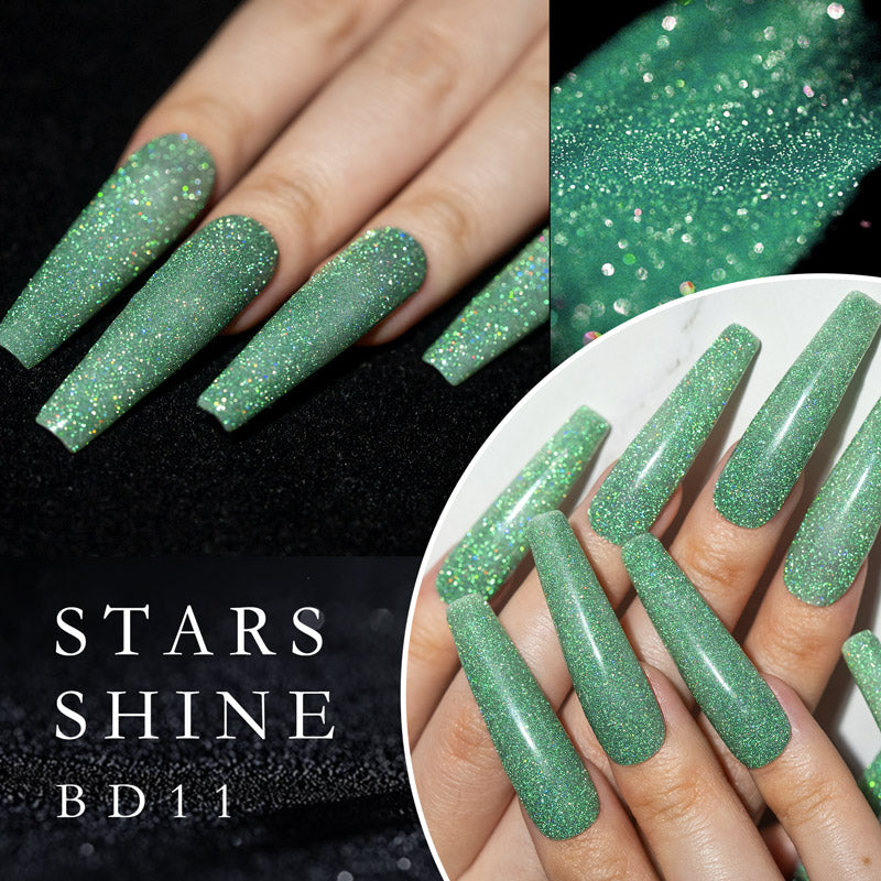 Reflective Neon Glitter Gel 12 Colors Set – Venalisa