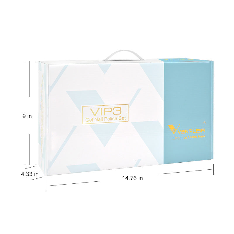 Venalisa VIP3 Nail Gel Polish Whole Set 60 Colors Manicure Kit