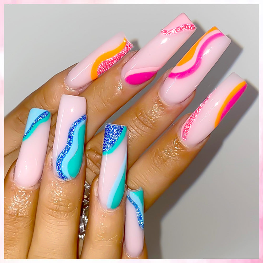 Reflective Neon Glitter Gel 12 Colors Set – Venalisa