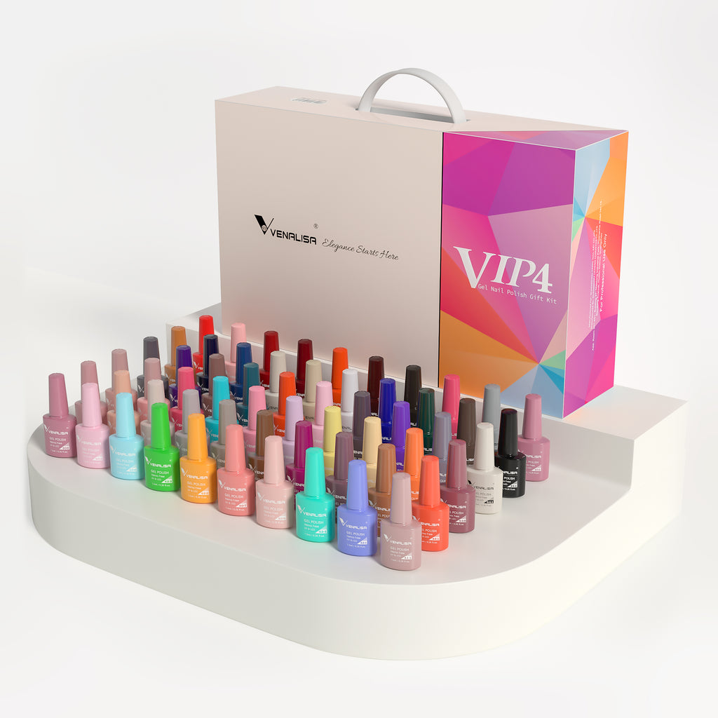 Venalisa VIP4 Gel Nail Polish Kit HEMA Free Of 60 Colors
